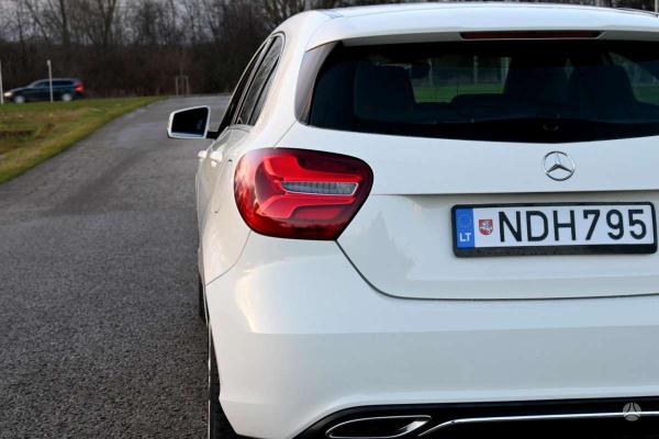 White Mercedes-Benz A 160 2017 in Kretinga, with an engine capacity of 1.60 L and mileage of 43 thousand km for 15499 €, photo 11 on AUTOMOTO.COM.LV