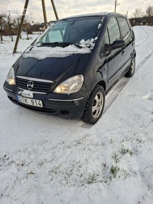 Black Mercedes-Benz A 170 2001 in Vilkaviskis, with an engine capacity of 1.70 L and mileage of 325 thousand km for 500 €, photo  on AUTOMOTO.COM.LV