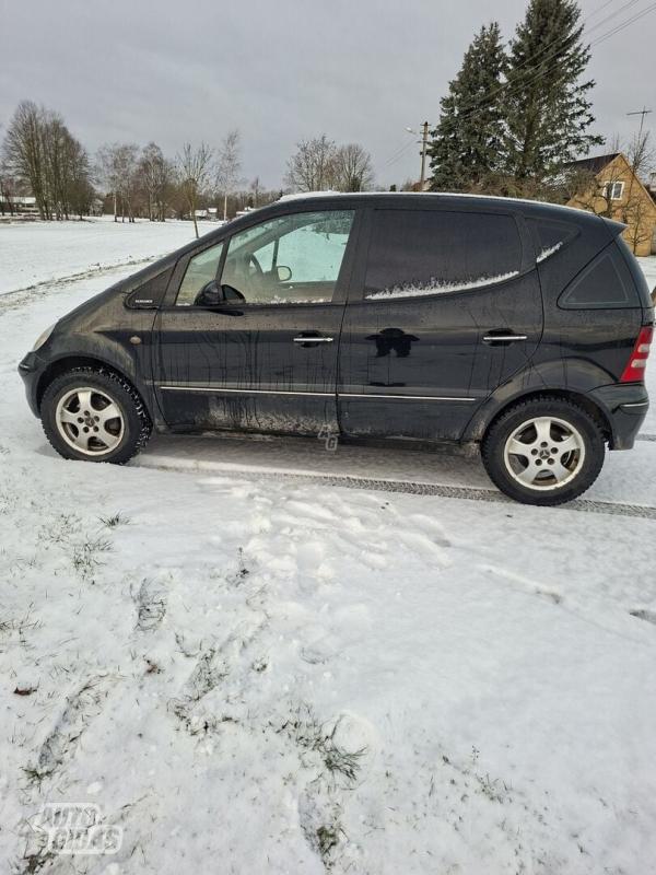 Черный Мерседес А 170 2001 в Вилкавишкис, объемом двигателя 1.70 л и пробегом 325 тыс. км за 500 €, фото 7 на AUTOMOTO.COM.LV