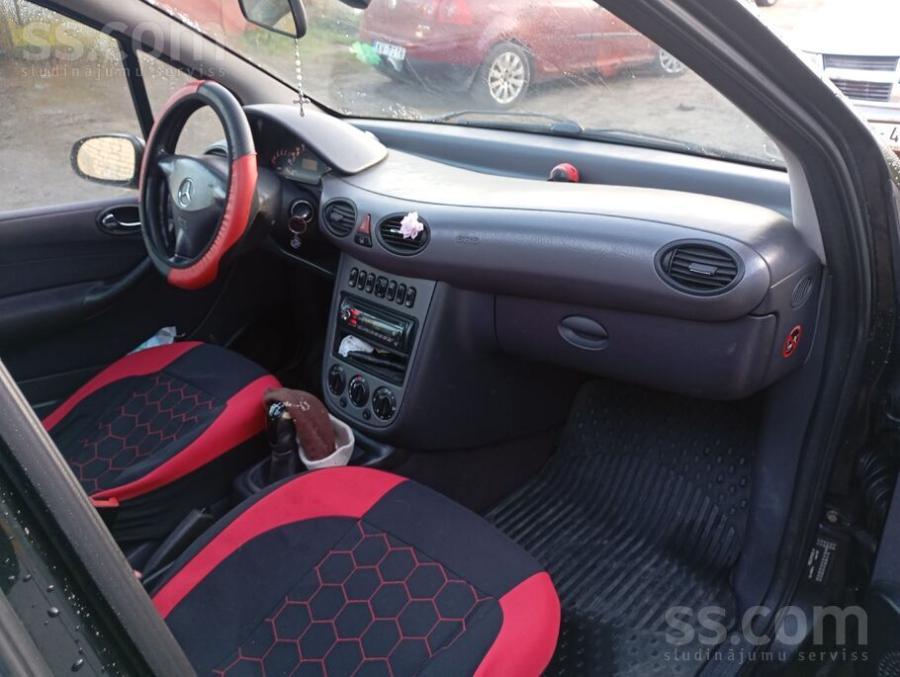 Melns Mercedes-Benz A 170 2001 Daugavpils, ar dzinēja tilpumu 1.70 L un nobraukumu 333 tūkst. km par 750 €, foto 13 vietnē AUTOMOTO.COM.LV