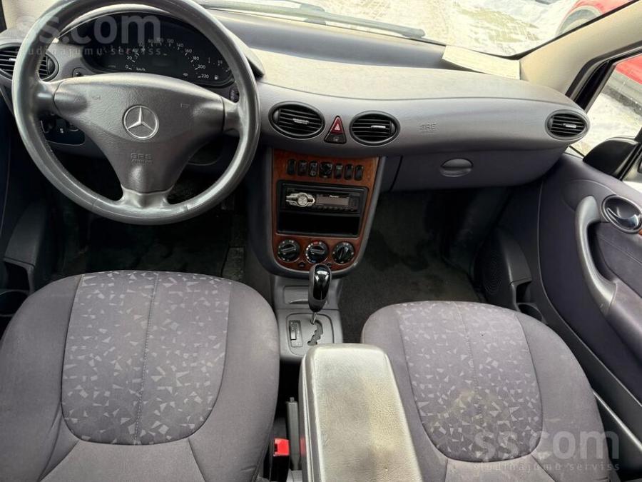 Melns Mercedes-Benz A 170 2003 Talsi, ar dzinēja tilpumu 1.60 L un nobraukumu 293 tūkst. km par 2370 €, foto 11 vietnē AUTOMOTO.COM.LV