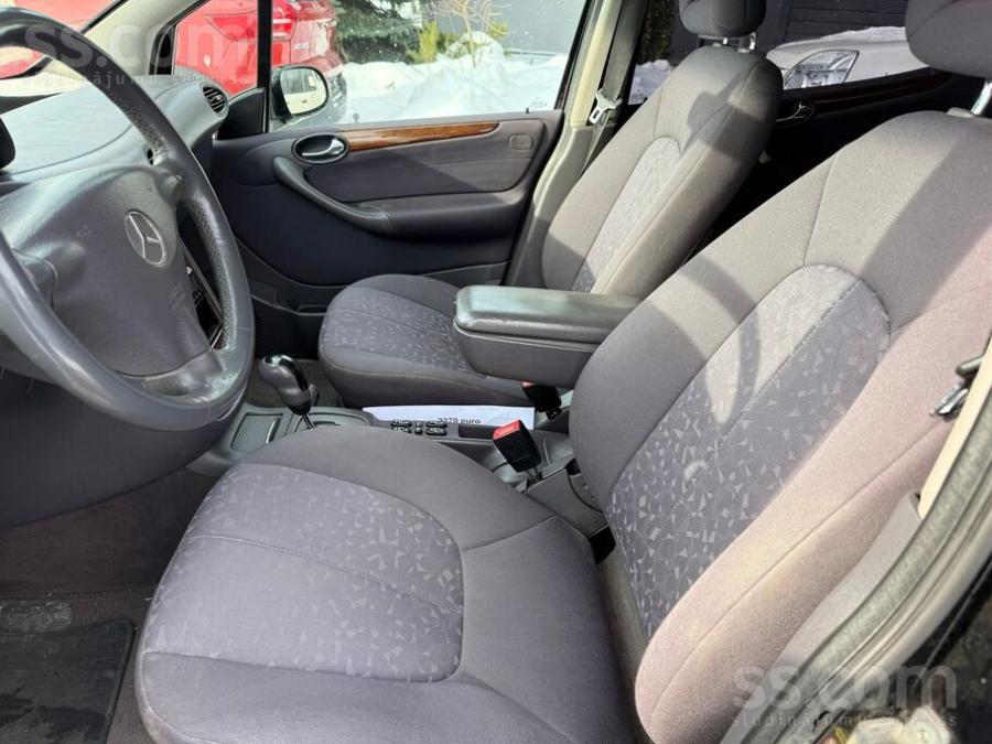 Melns Mercedes-Benz A 170 2003 Talsi, ar dzinēja tilpumu 1.60 L un nobraukumu 293 tūkst. km par 2370 €, foto 12 vietnē AUTOMOTO.COM.LV