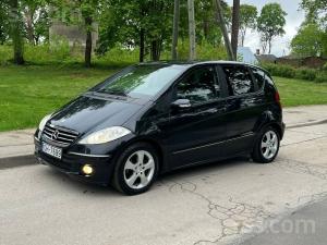 Black Mercedes-Benz A 170 2007 in Riga, with an engine capacity of 1.70 L and mileage of 0 thousand km for 2899 €, photo  on AUTOMOTO.COM.LV