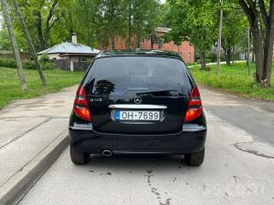 Black Mercedes-Benz A 170 2007 in Riga, with an engine capacity of 1.70 L and mileage of 0 thousand km for 2899 €, photo 5 on AUTOMOTO.COM.LV