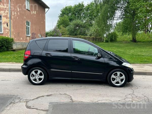 Black Mercedes-Benz A 170 2007 in Riga, with an engine capacity of 1.70 L and mileage of 0 thousand km for 2899 €, photo 6 on AUTOMOTO.COM.LV