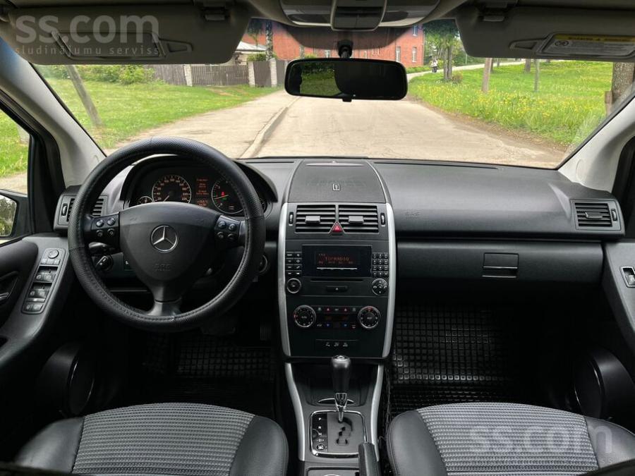 Black Mercedes-Benz A 170 2007 in Riga, with an engine capacity of 1.70 L and mileage of 0 thousand km for 2899 €, photo 11 on AUTOMOTO.COM.LV