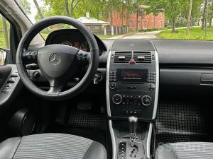Black Mercedes-Benz A 170 2007 in Riga, with an engine capacity of 1.70 L and mileage of 0 thousand km for 2899 €, photo 12 on AUTOMOTO.COM.LV