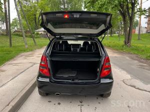 Black Mercedes-Benz A 170 2007 in Riga, with an engine capacity of 1.70 L and mileage of 0 thousand km for 2899 €, photo 22 on AUTOMOTO.COM.LV