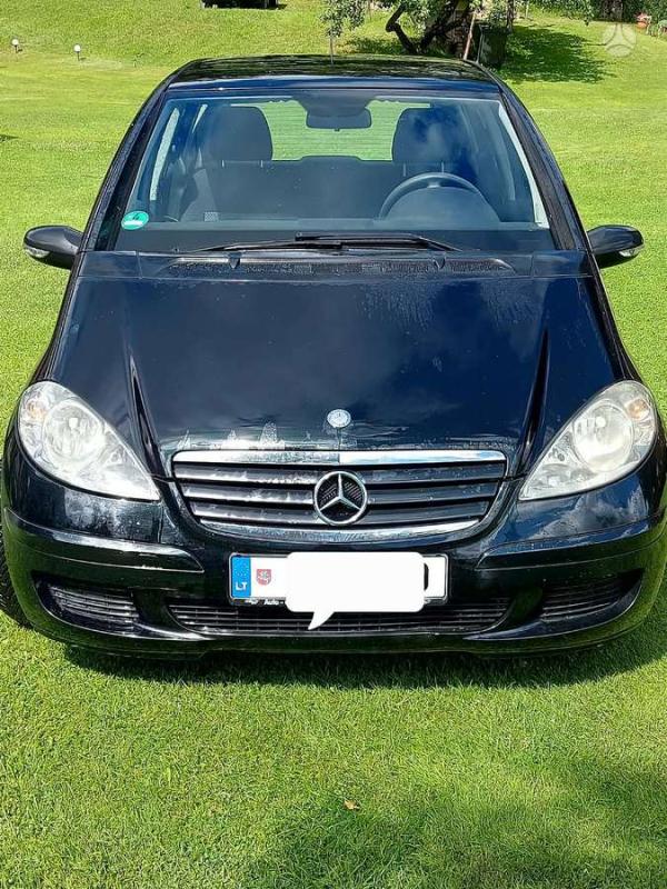 Melns Mercedes-Benz A 170 2004 Viļņa, ar dzinēja tilpumu 1.70 L un nobraukumu 168 tūkst. km par 1200 €, foto 1 vietnē AUTOMOTO.COM.LV