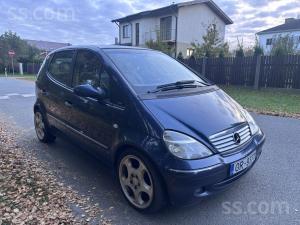 Синий Мерседес А 170 2001 в Рига, объемом двигателя 1.70 л и пробегом 230 тыс. км за 1390 €, фото 4 на AUTOMOTO.COM.LV