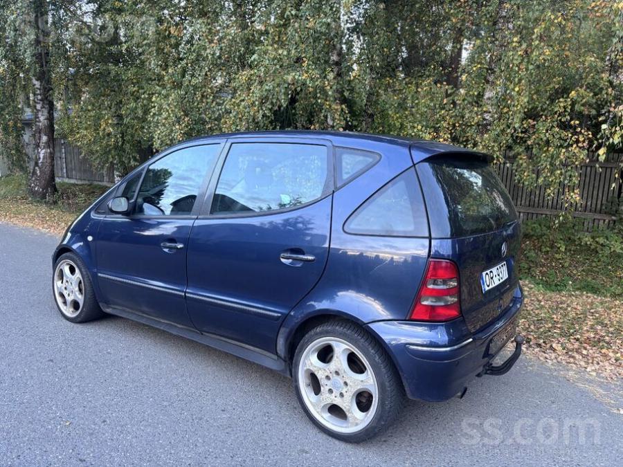 Синий Мерседес А 170 2001 в Рига, объемом двигателя 1.70 л и пробегом 230 тыс. км за 1390 €, фото 9 на AUTOMOTO.COM.LV