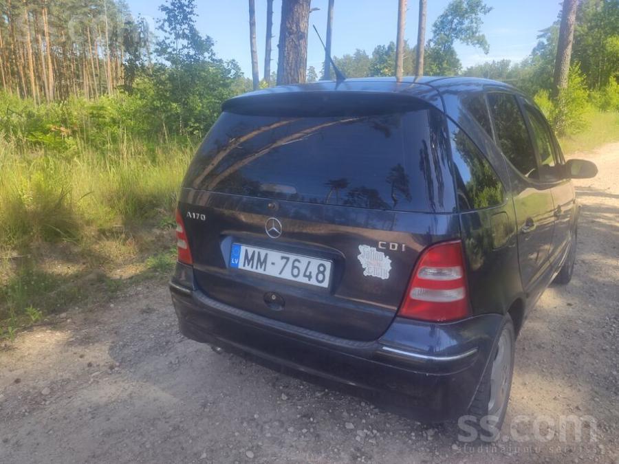 Синий Мерседес А 170 2004 в Рига, объемом двигателя 1.70 л и пробегом 308 тыс. км за 600 €, фото 9 на AUTOMOTO.COM.LV