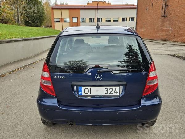 Blue Mercedes-Benz A 170 2006 in Jekabpils, with an engine capacity of 1.70 L and mileage of 185 thousand km for 2990 €, photo 7 on AUTOMOTO.COM.LV