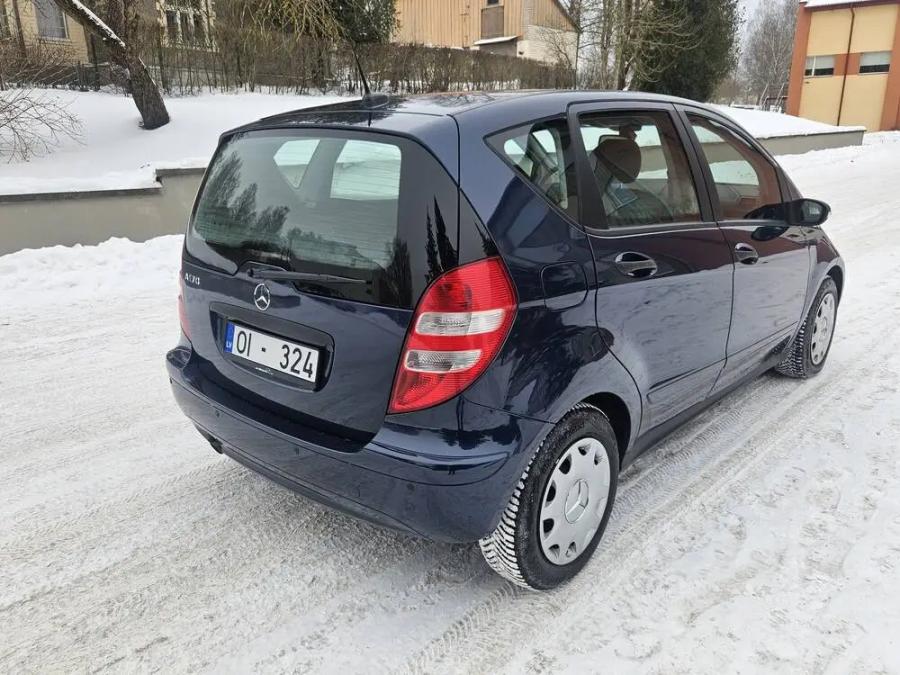Blue Mercedes-Benz A 170 2006 in Jekabpils, with an engine capacity of 1.70 L and mileage of 185 thousand km for 2690 €, photo 6 on AUTOMOTO.COM.LV