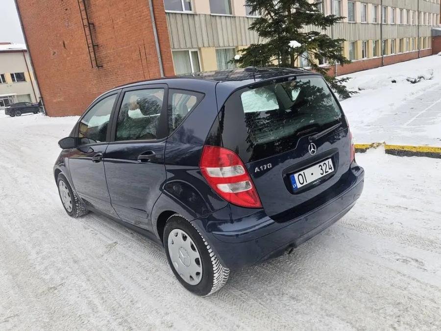 Blue Mercedes-Benz A 170 2006 in Jekabpils, with an engine capacity of 1.70 L and mileage of 185 thousand km for 2690 €, photo 8 on AUTOMOTO.COM.LV
