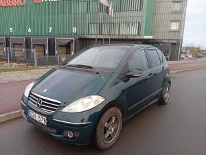 Zaļš Mercedes-Benz A 170 2005 Klaipėda, ar dzinēja tilpumu 1.70 L un nobraukumu 270 tūkst. km par 995 €, foto  vietnē AUTOMOTO.COM.LV