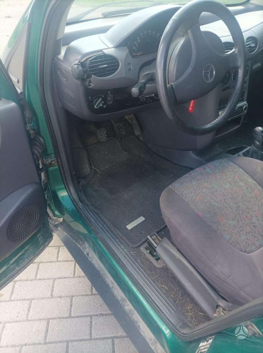 Green Mercedes-Benz A 170 2001 in Birzai, with an engine capacity of 1.70 L and mileage of 302 thousand km for 500 €, photo 24 on AUTOMOTO.COM.LV