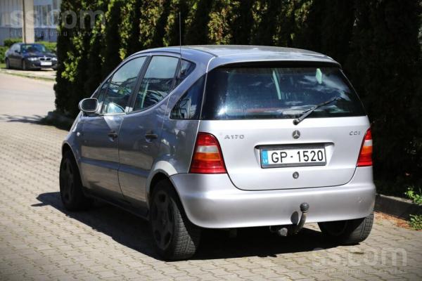 Pelēks Mercedes-Benz A 170 1998 Rīga, ar dzinēja tilpumu 1.70 L un nobraukumu 0 tūkst. km par 795 €, foto 5 vietnē AUTOMOTO.COM.LV