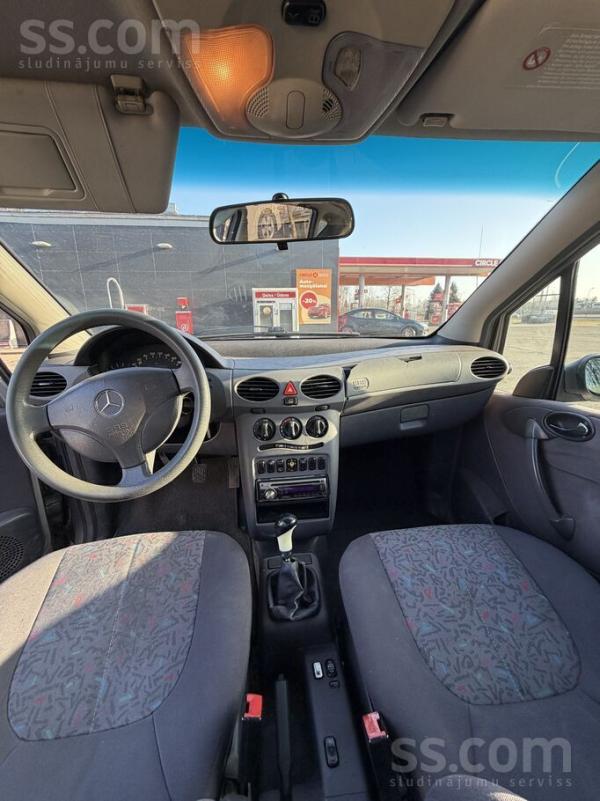 Pelēks Mercedes-Benz A 170 2000 Rīga, ar dzinēja tilpumu 1.70 L un nobraukumu 287 tūkst. km par 550 €, foto 6 vietnē AUTOMOTO.COM.LV