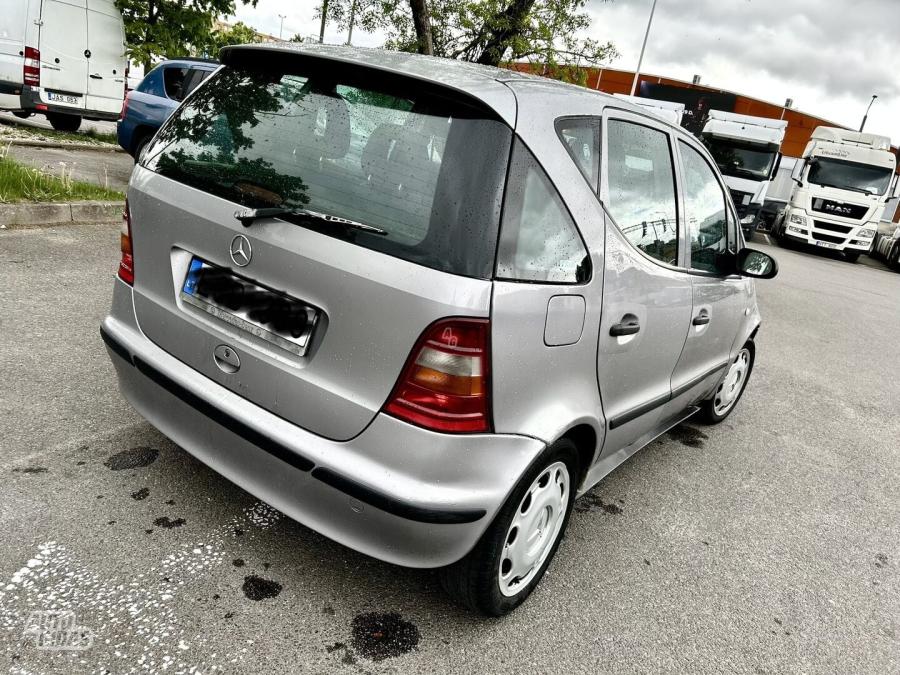 Grey Mercedes-Benz A 170 2001 in Vilnius, with an engine capacity of 1.70 L and mileage of 196 thousand km for 799 €, photo 6 on AUTOMOTO.COM.LV