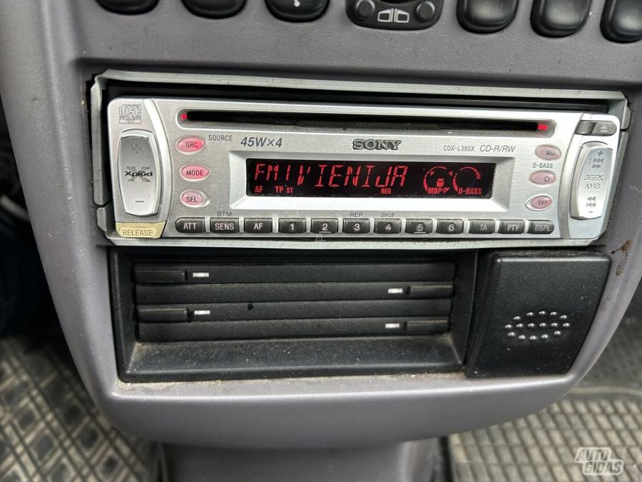 Grey Mercedes-Benz A 170 2001 in Vilnius, with an engine capacity of 1.70 L and mileage of 196 thousand km for 799 €, photo 20 on AUTOMOTO.COM.LV