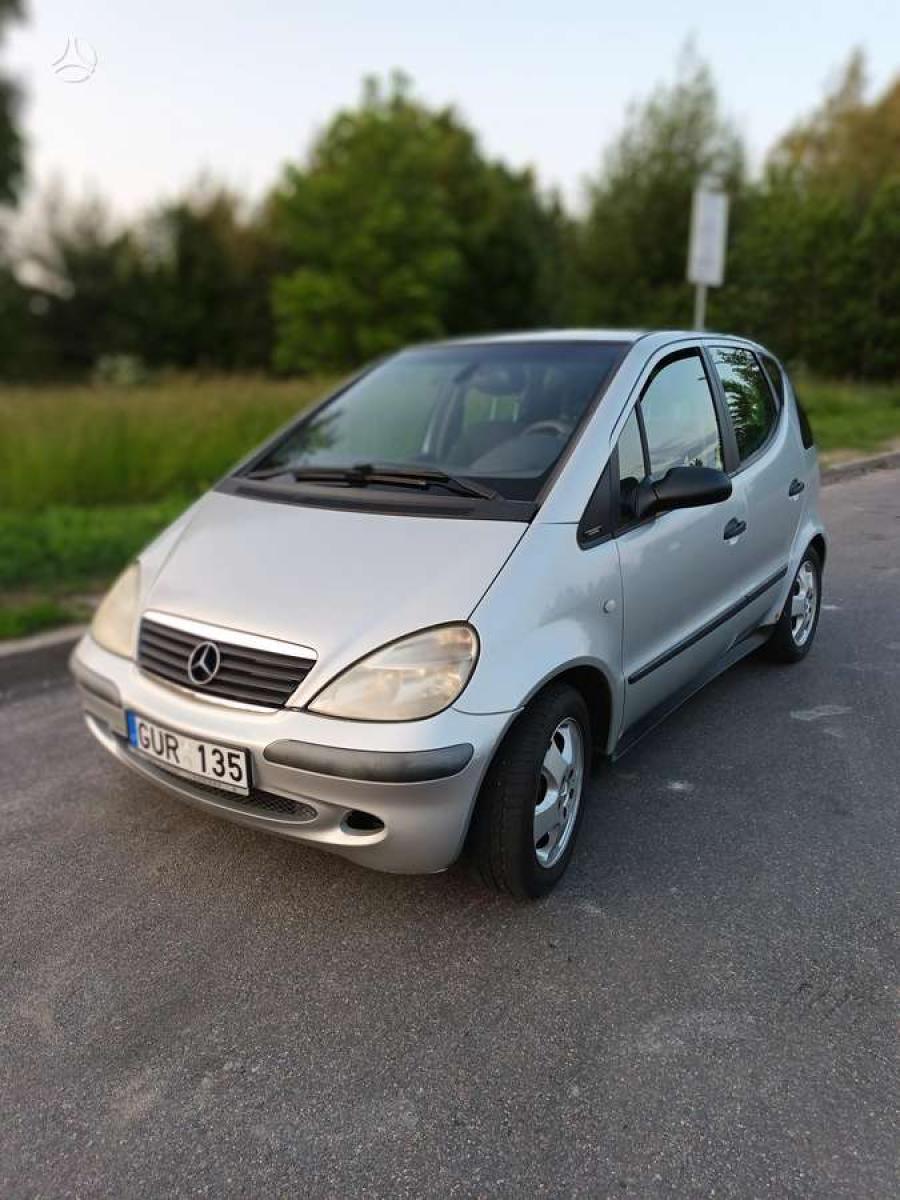 Pelēks Mercedes-Benz A 170 2001 Viļņa, ar dzinēja tilpumu 1.69 L un nobraukumu 240 tūkst. km par 1200 €, foto 1 vietnē AUTOMOTO.COM.LV