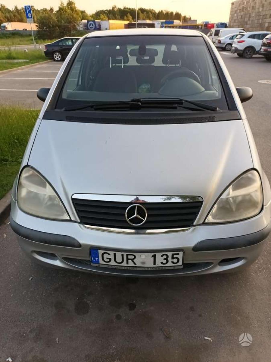 Pelēks Mercedes-Benz A 170 2001 Viļņa, ar dzinēja tilpumu 1.69 L un nobraukumu 240 tūkst. km par 1200 €, foto 9 vietnē AUTOMOTO.COM.LV