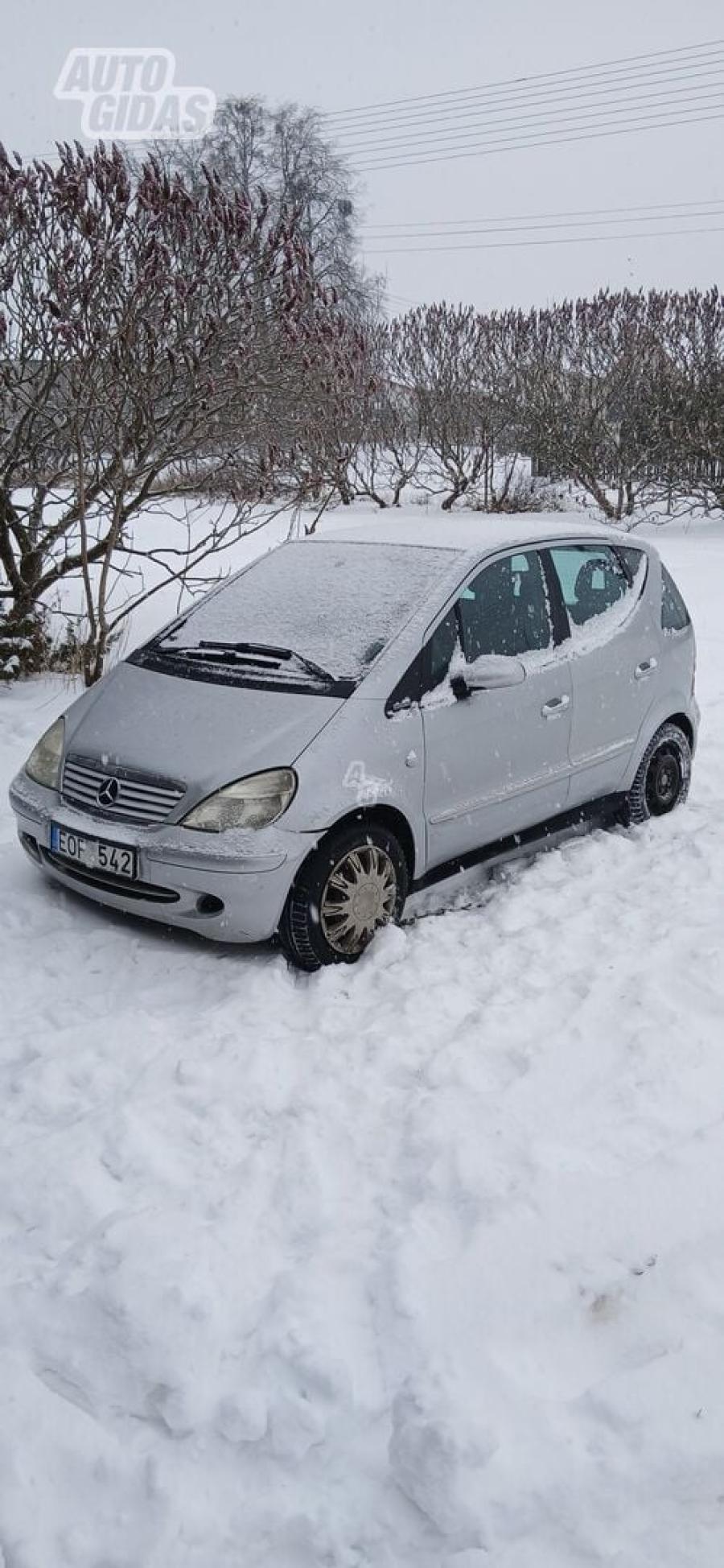 Grey Mercedes-Benz A 170 2002 in Kaunas, with an engine capacity of 1.70 L and mileage of 140 thousand km for 900 €, photo 2 on AUTOMOTO.COM.LV