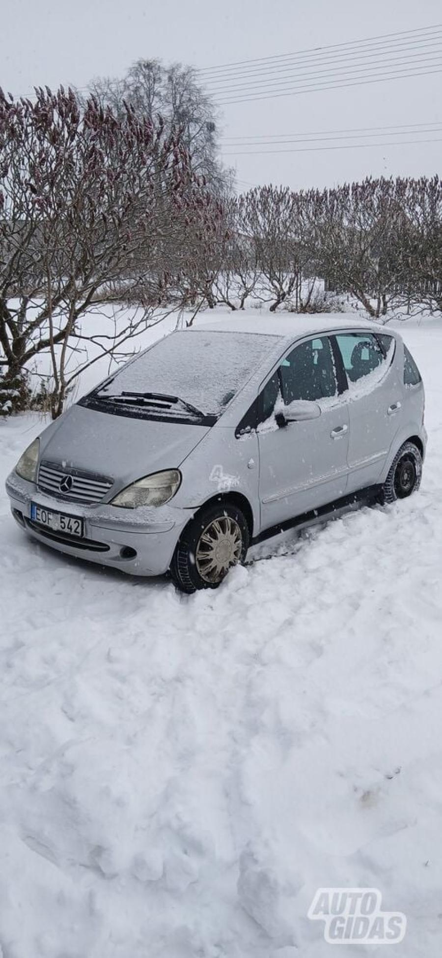Grey Mercedes-Benz A 170 2002 in Kaunas, with an engine capacity of 1.70 L and mileage of 140 thousand km for 900 €, photo 3 on AUTOMOTO.COM.LV
