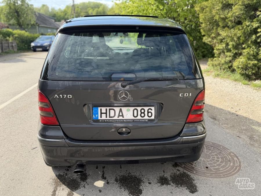 Pelēks Mercedes-Benz A 170 2002 Kauņa, ar dzinēja tilpumu 1.70 L un nobraukumu 184 tūkst. km par 650 €, foto 8 vietnē AUTOMOTO.COM.LV