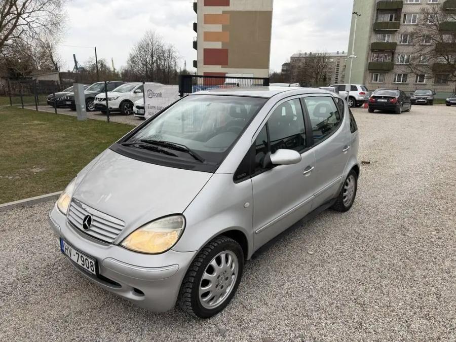 Grey Mercedes-Benz A 170 2002 in Ventspils, with an engine capacity of 1.70 L and mileage of 280 thousand km for 1090 €, photo 1 on AUTOMOTO.COM.LV