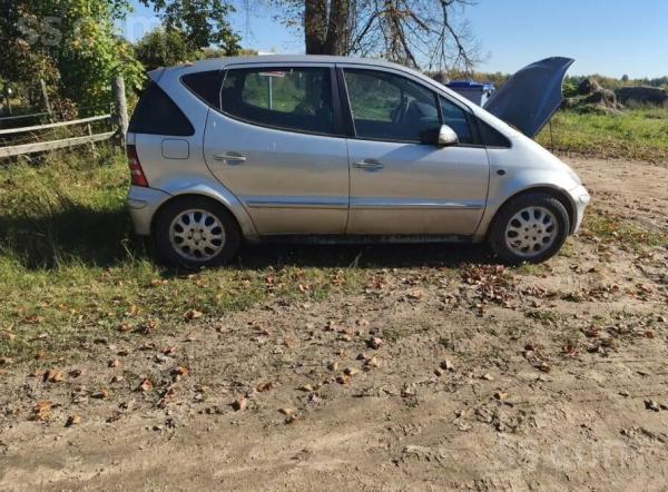 Grey Mercedes-Benz A 170 2003 in Ludza, with an engine capacity of 1.70 L and mileage of 277 thousand km for 250 €, photo 3 on AUTOMOTO.COM.LV