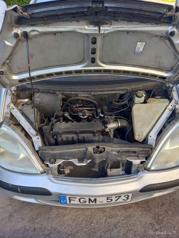 Pelēks Mercedes-Benz A 170 2003 Kauņa, ar dzinēja tilpumu 1.70 L un nobraukumu 270 tūkst. km par 490 €, foto 5 vietnē AUTOMOTO.COM.LV