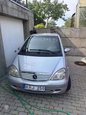 Pelēks Mercedes-Benz A 170 2002 Viļņa, ar dzinēja tilpumu 1.69 L un nobraukumu 210 tūkst. km par 900 €, foto  vietnē AUTOMOTO.COM.LV