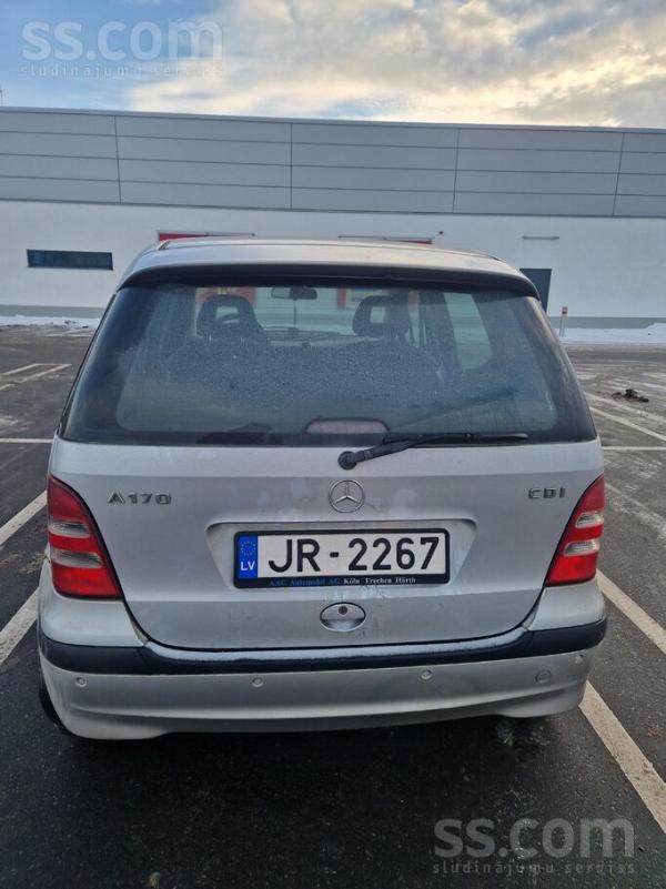 Mercedes-Benz A 170 2004 Rīga, ar dzinēja tilpumu 1.70 L un nobraukumu 194 tūkst. km par 500 €, foto 7 vietnē AUTOMOTO.COM.LV