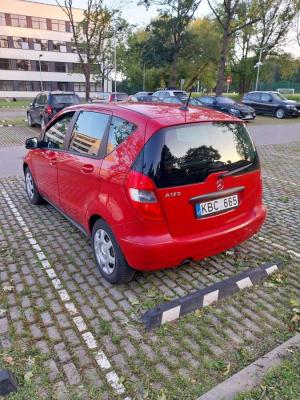 Sarkans Mercedes-Benz A 170 2008 Kauņa, ar dzinēja tilpumu 1.70 L un nobraukumu 209 tūkst. km par 700 €, foto 4 vietnē AUTOMOTO.COM.LV