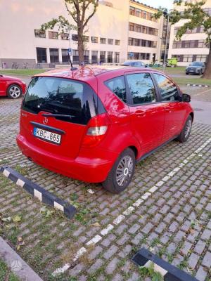 Sarkans Mercedes-Benz A 170 2008 Kauņa, ar dzinēja tilpumu 1.70 L un nobraukumu 209 tūkst. km par 700 €, foto 5 vietnē AUTOMOTO.COM.LV