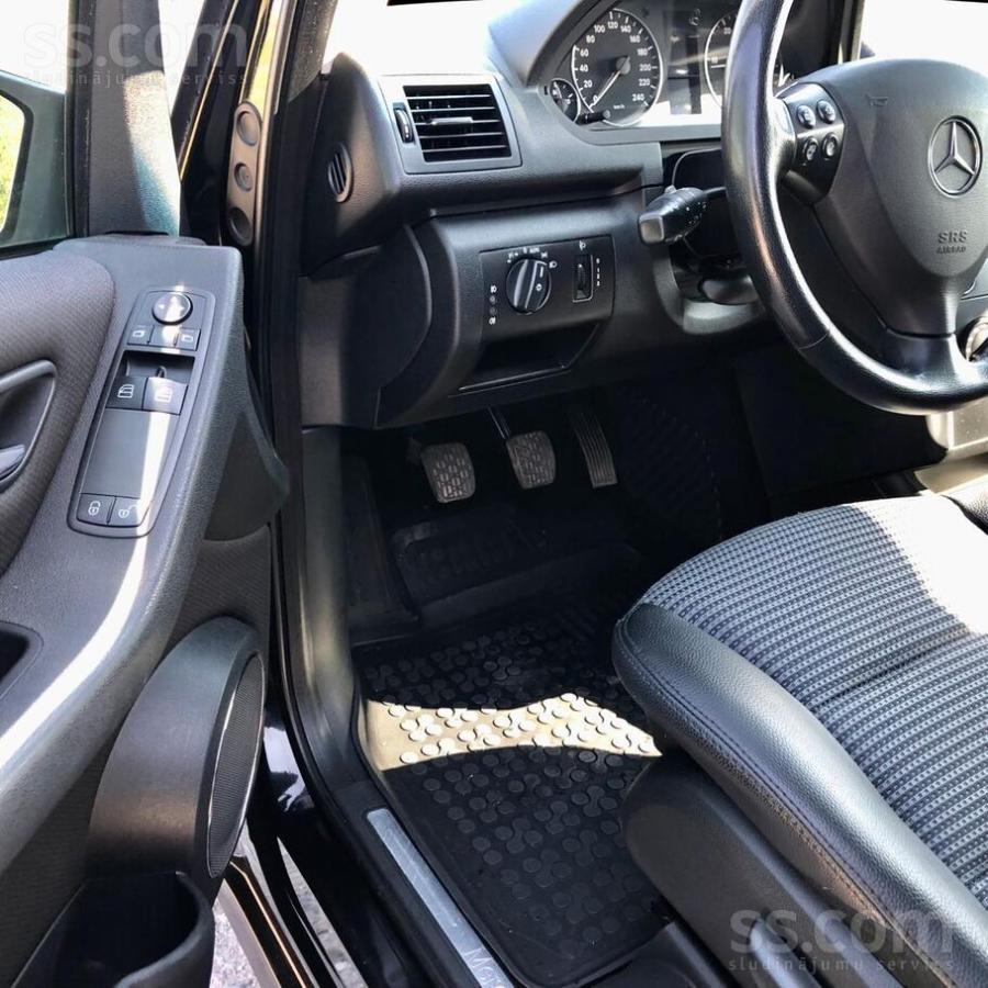Black Mercedes-Benz A 180 2005 in Liepaja, with an engine capacity of 2.00 L and mileage of 250 thousand km for 2200 €, photo 13 on AUTOMOTO.COM.LV