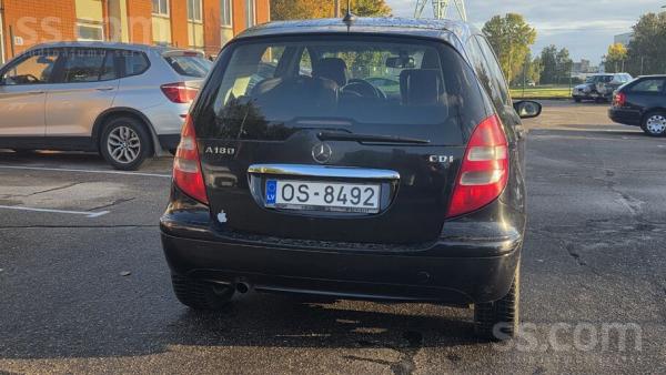 Black Mercedes-Benz A 180 2006 in Riga, with an engine capacity of 2.00 L and mileage of 0 thousand km for 1350 €, photo 5 on AUTOMOTO.COM.LV