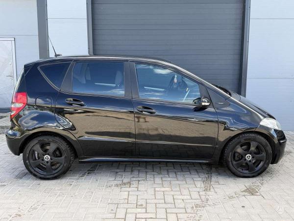 Black Mercedes-Benz A 180 2007 in Vilnius, with an engine capacity of 1.99 L and mileage of 204 thousand km for 1450 €, photo 7 on AUTOMOTO.COM.LV