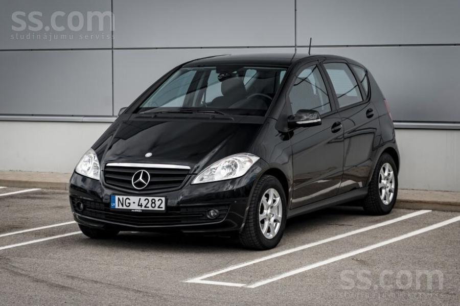 Black Mercedes-Benz A 180 2011 in Riga, with an engine capacity of 2.00 L and mileage of 0 thousand km for 4350 €, photo 1 on AUTOMOTO.COM.LV