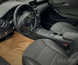 Black Mercedes-Benz A 180 2013 in Vilnius, with an engine capacity of 1.80 L and mileage of 233 thousand km for 8299 €, photo 9 on AUTOMOTO.COM.LV