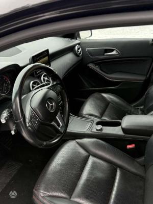 Black Mercedes-Benz A 180 2013 in Vilnius, with an engine capacity of 1.80 L and mileage of 231 thousand km for 8400 €, photo 15 on AUTOMOTO.COM.LV
