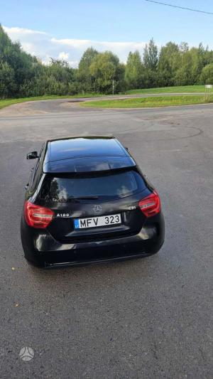 Black Mercedes-Benz A 180 2013 in Vilnius, with an engine capacity of 1.99 L and mileage of 340 thousand km for 5150 €, photo 12 on AUTOMOTO.COM.LV