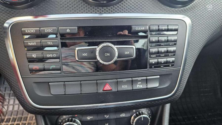 Black Mercedes-Benz A 180 2013 in Vilnius, with an engine capacity of 1.99 L and mileage of 340 thousand km for 5150 €, photo 16 on AUTOMOTO.COM.LV