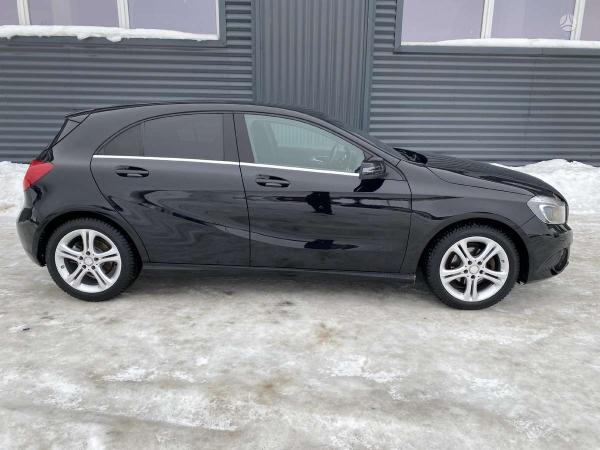 Melns Mercedes-Benz A 180 2014 Tauragė, ar dzinēja tilpumu 1.50 L un nobraukumu 222 tūkst. km par 8400 €, foto 4 vietnē AUTOMOTO.COM.LV