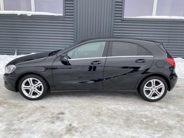 Melns Mercedes-Benz A 180 2014 Tauragė, ar dzinēja tilpumu 1.50 L un nobraukumu 222 tūkst. km par 8400 €, foto 5 vietnē AUTOMOTO.COM.LV