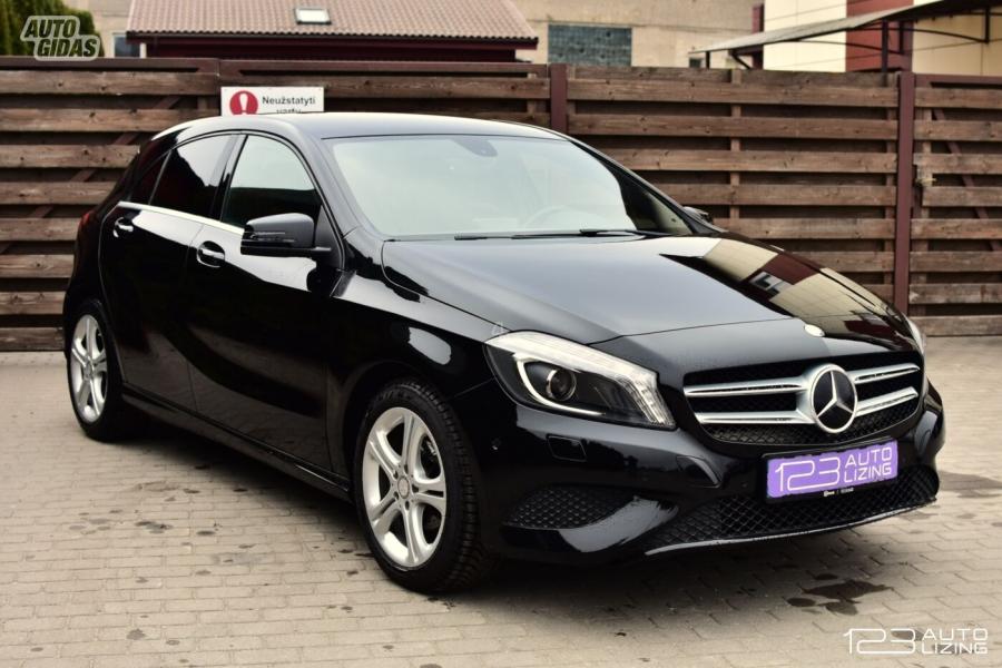 Black Mercedes-Benz A 180 2014 in Kretinga, with an engine capacity of 1.50 L and mileage of 222 thousand km for 8450 €, photo 6 on AUTOMOTO.COM.LV