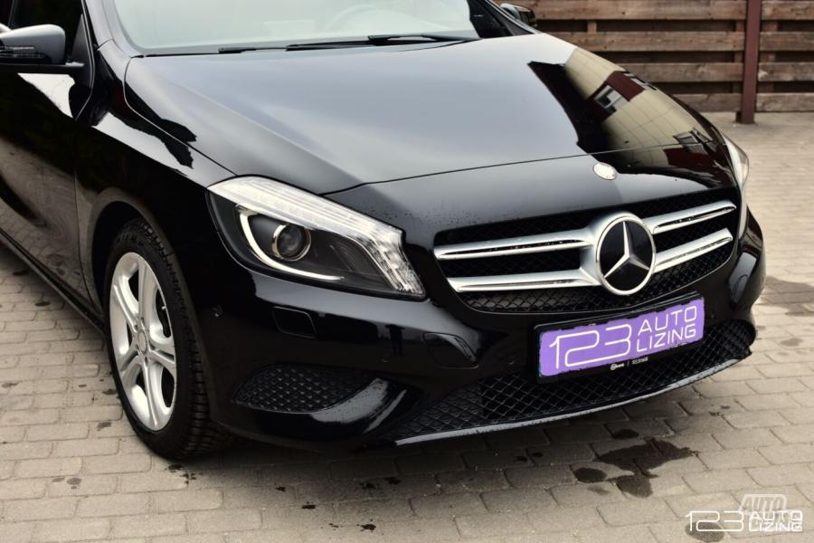 Black Mercedes-Benz A 180 2014 in Kretinga, with an engine capacity of 1.50 L and mileage of 222 thousand km for 8450 €, photo 7 on AUTOMOTO.COM.LV