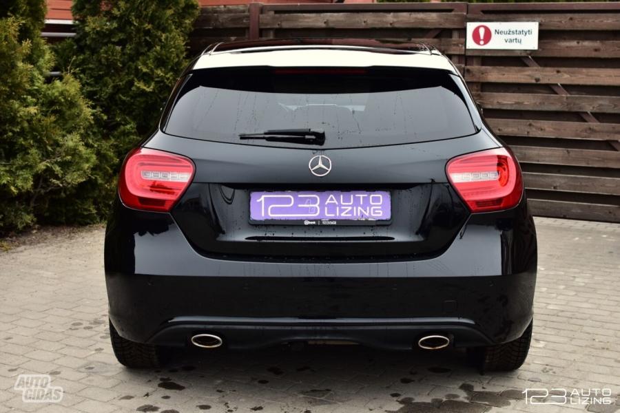 Black Mercedes-Benz A 180 2014 in Kretinga, with an engine capacity of 1.50 L and mileage of 222 thousand km for 8450 €, photo 10 on AUTOMOTO.COM.LV